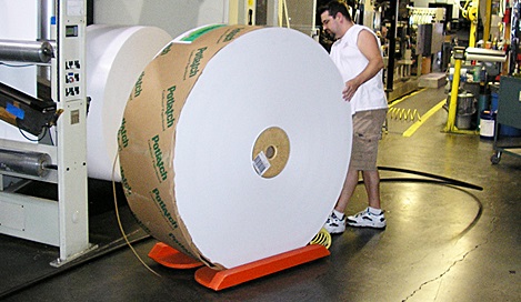 Roll, Reel & Coil Mover - Roll Handling Solutions | AeroGo | AeroGo, Inc.