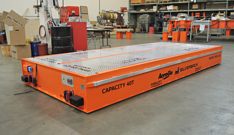 Heavy Duty Transporter / Transfer Carts Silverback | AeroGo | AeroGo, Inc.